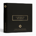 Corporate Record Book Binder | Black | Zazzle