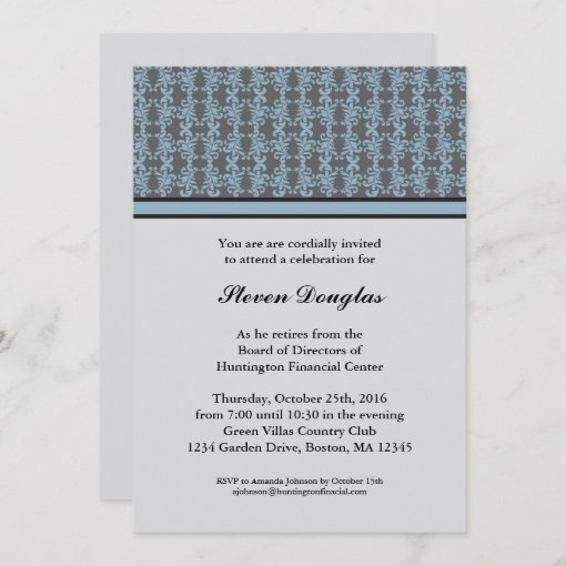 Corporate Retirement Invitation | Zazzle
