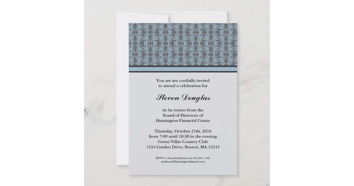 Corporate Retirement Invitation | Zazzle