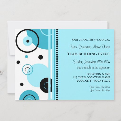 Corporate Team Building Event Invitations | Zazzle
