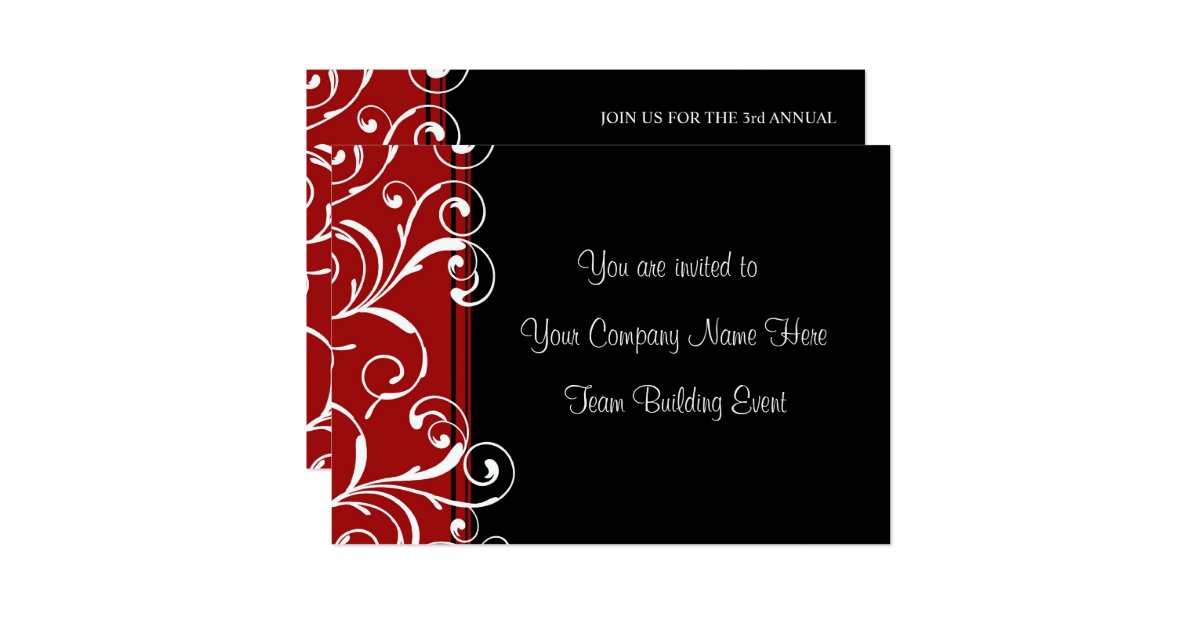 Team Building Invitation