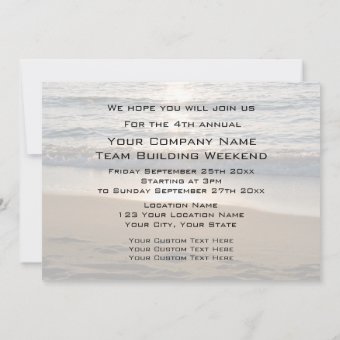 Corporate Team Building Event Invitations | Zazzle
