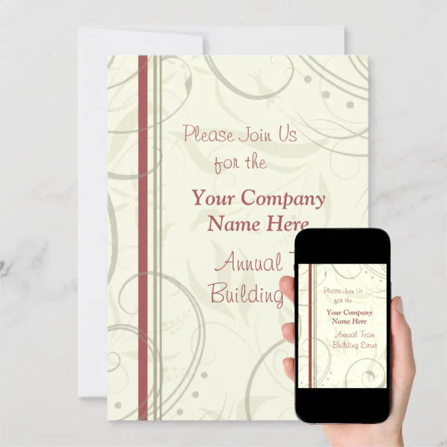 Corporate Team Building Event Weekend Invitations | Zazzle