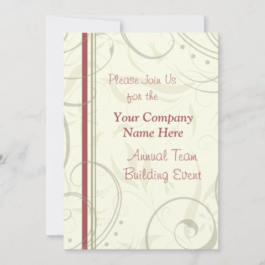 Corporate Team Building Event Weekend Invitations | Zazzle.com