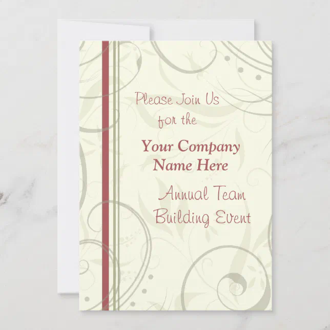 Corporate Team Building Event Weekend Invitations | Zazzle