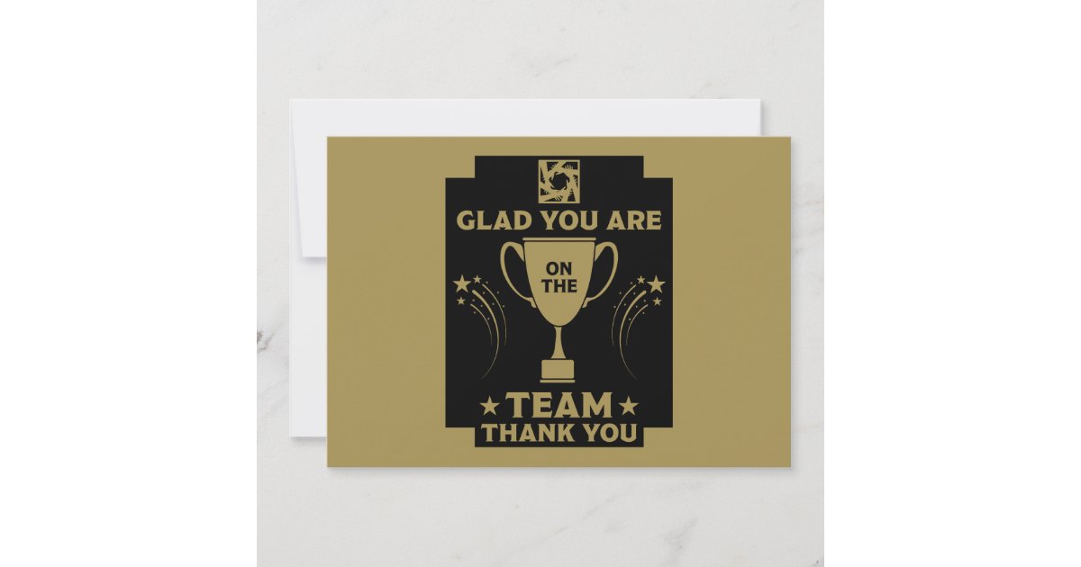 Corporate Team Thanks Thank You Card | Zazzle