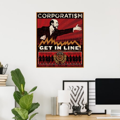 Corporatism Print | Zazzle
