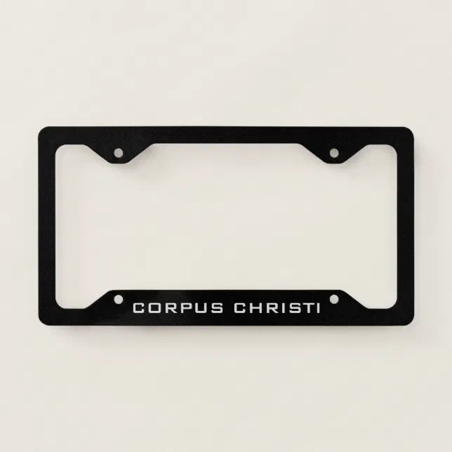 Corpus Christi Texas License Plate Frame | Zazzle