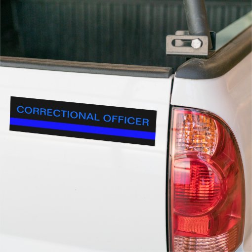 Correctional officer bumper sticker | Zazzle
