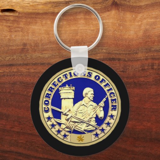 Correctional Officer Keychain | Zazzle