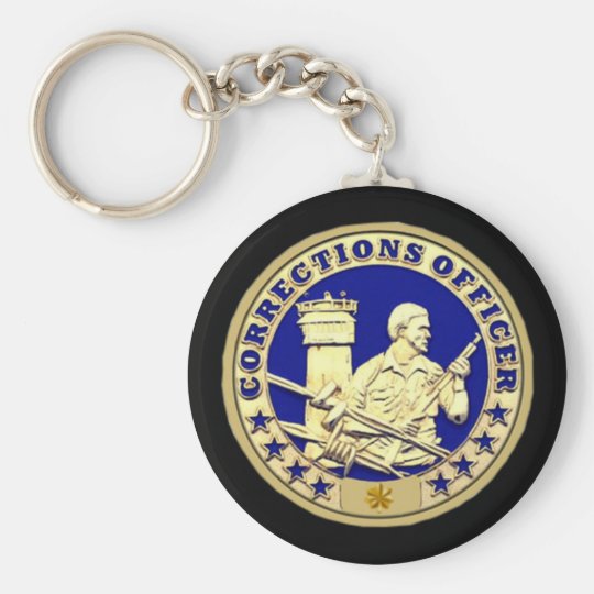 Correctional Officer Keychain | Zazzle.com