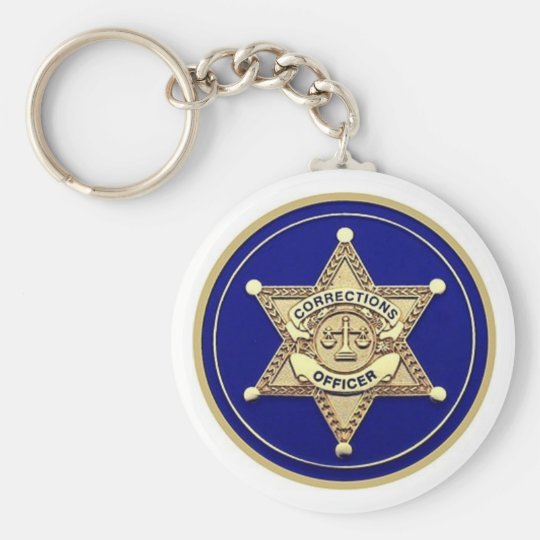 Correctional Officer Keychain II | Zazzle.com