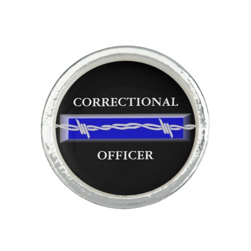 Correctional Officer Logo Ring | Zazzle