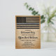 Correctional Officer Retirement Thin Silver Line Announcement Postcard ...
