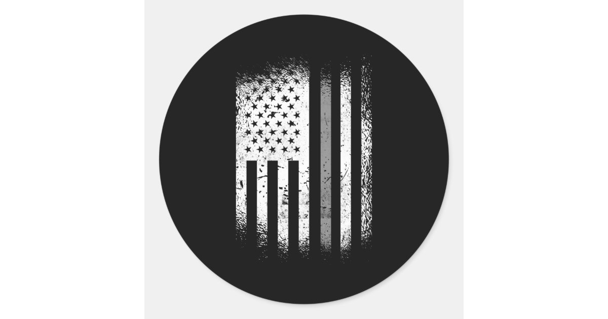 Correctional Officer Thin Silver Line Classic Round Sticker | Zazzle