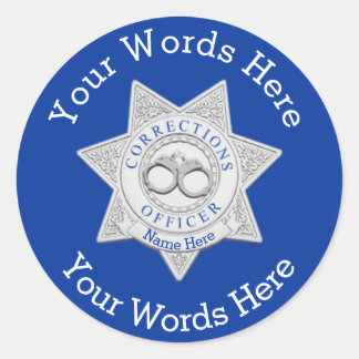 Correctional Officer Stickers | Zazzle