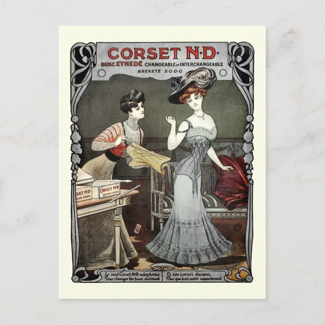 Corset N.D. - Postcard | Zazzle