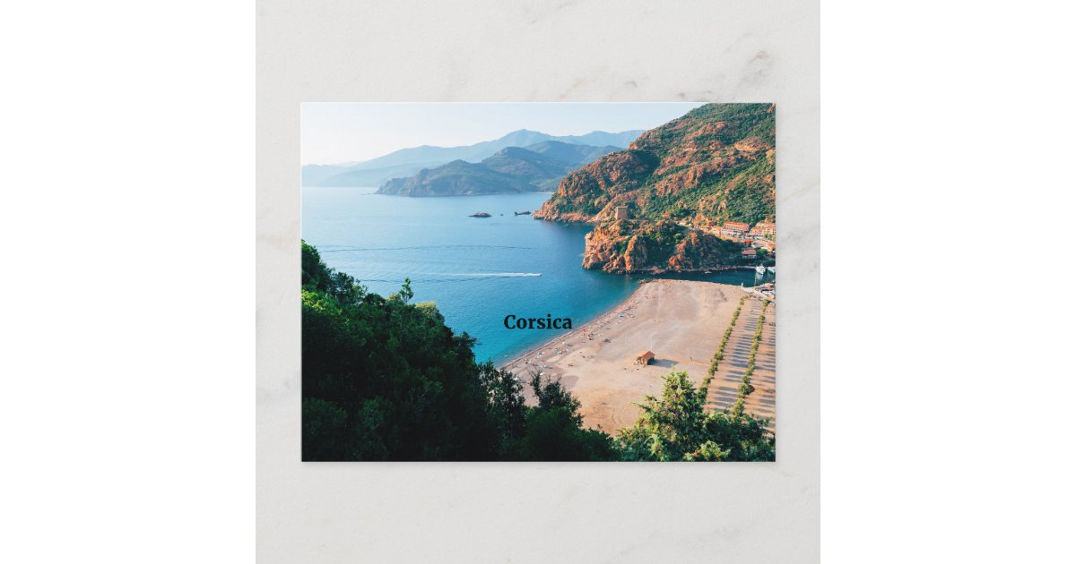 Corsica, Mediterranean Island, Postcard | Zazzle