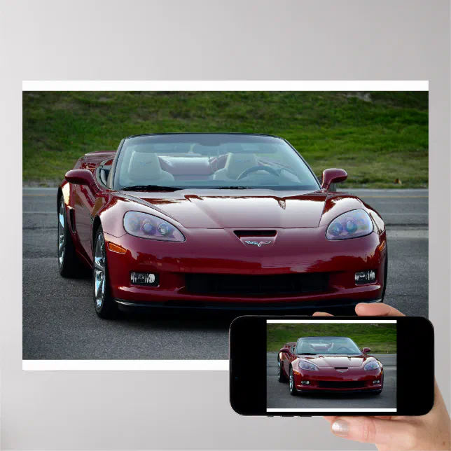 Corvette C6 Grand Sport Convertible Poster | Zazzle