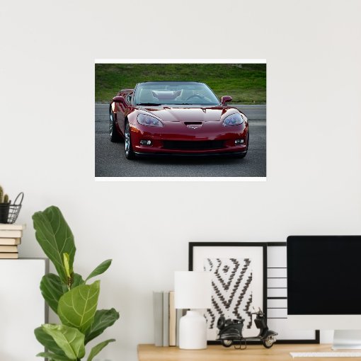 Corvette C6 Grand Sport Convertible Poster | Zazzle