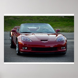 Corvette C6 Grand Sport Convertible Poster | Zazzle