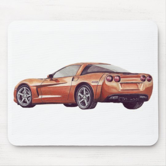 Corvette C6 Mouse Pad | Zazzle