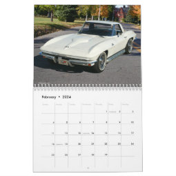 Corvette Collection Calendar | Zazzle