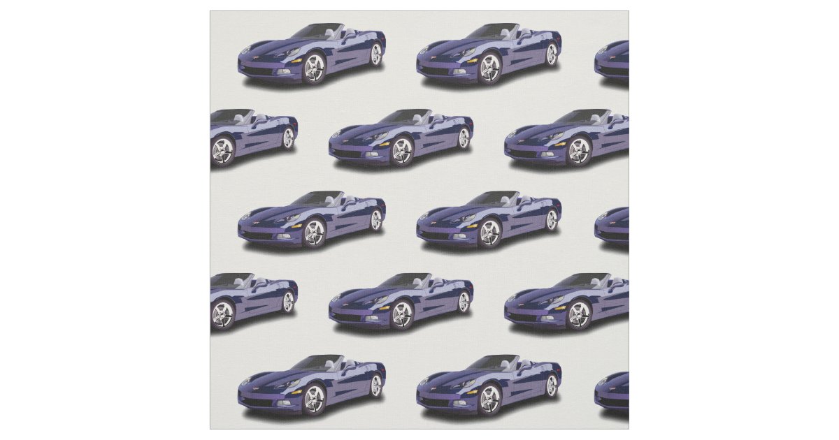 Corvette Convertible Fabric | Zazzle