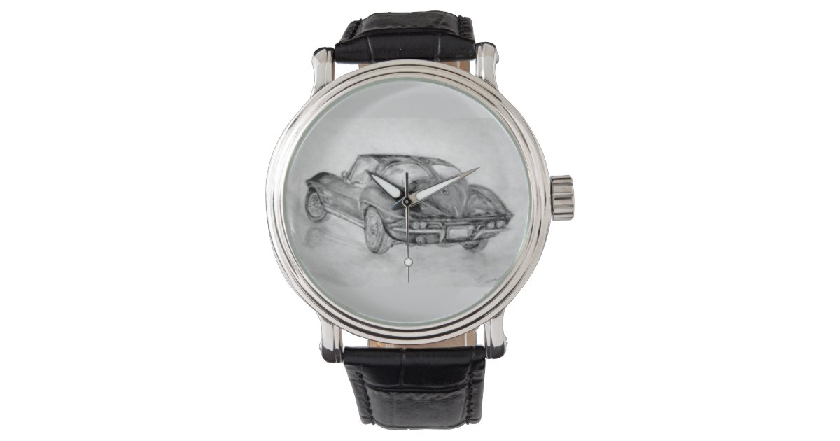 corvette,corvettes,classic,classic car,vintage watch | Zazzle