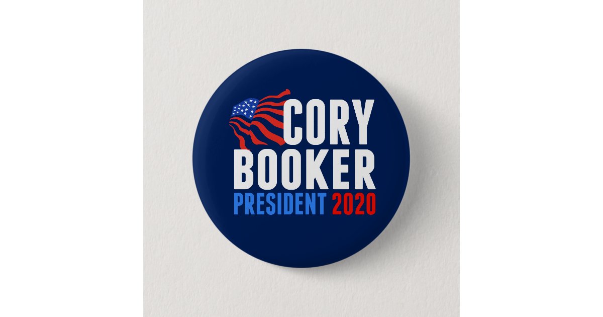 Cory Booker for President 2020 Pinback Button | Zazzle