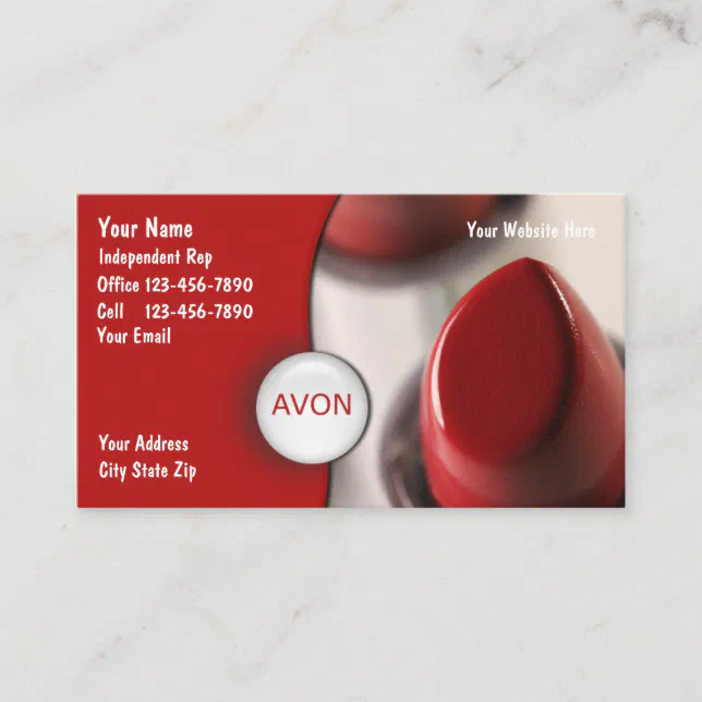 Cosmetics Business Cards | Zazzle