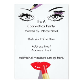 Makeup Party Invitations & Announcements | Zazzle