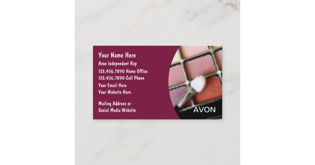 Cosmetics Rep Business Cards | Zazzle