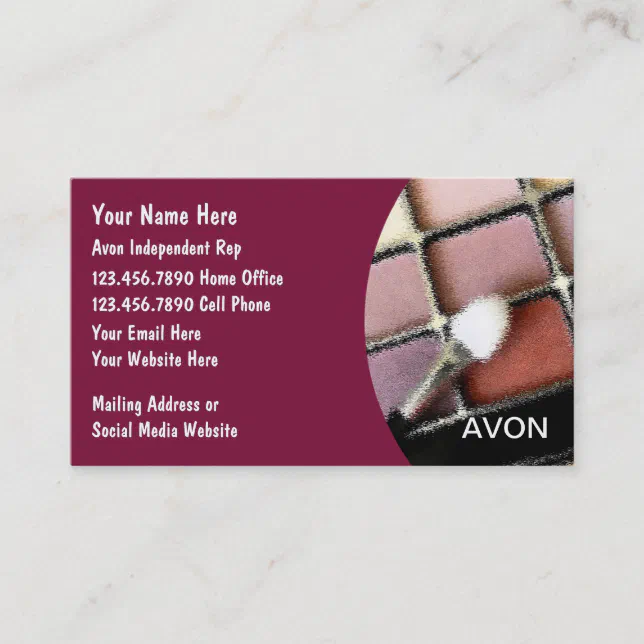 Cosmetics Rep Business Cards | Zazzle