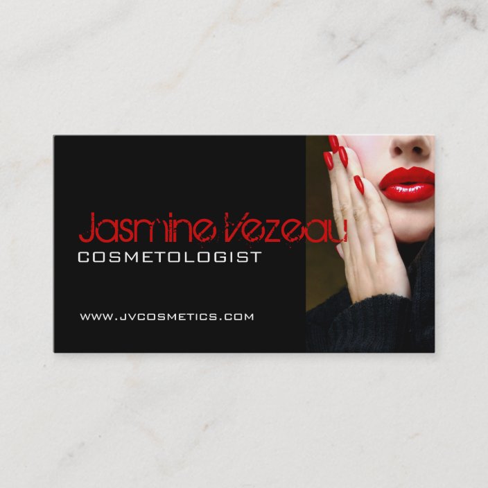 Cosmetologist Business Cards | Zazzle.com