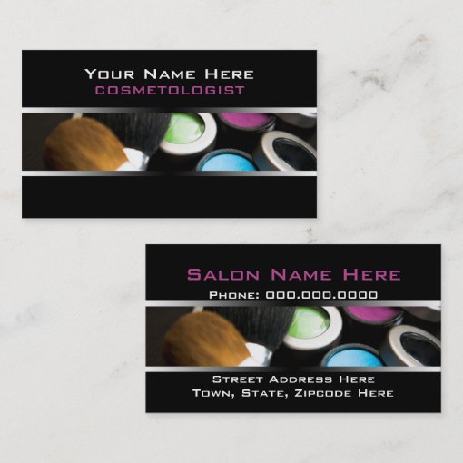 Cosmetologist Business Cards | Zazzle