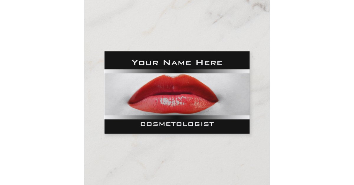 Cosmetologist Business Cards | Zazzle