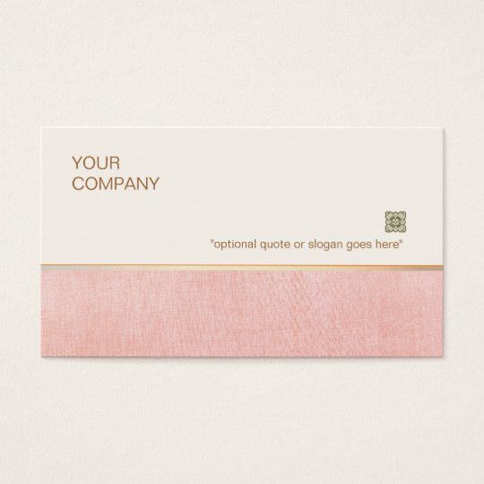 Elegant Faux Gold Foil Striped Modern Light Pink Business Card | Zazzle.com