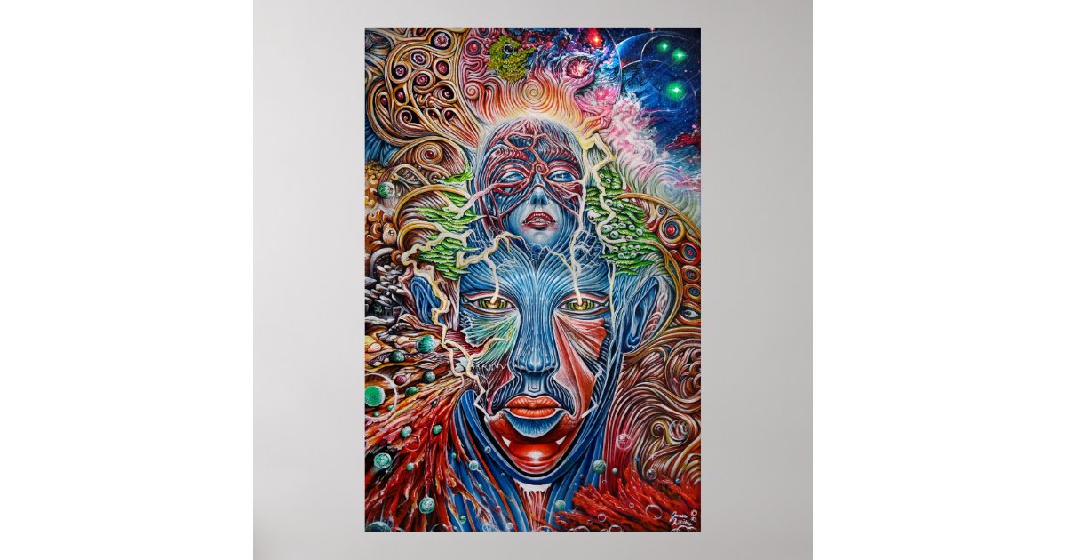COSMIC 1 (GEOPRISM) Poster | Zazzle