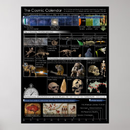 Cosmic Calendar Poster | Zazzle