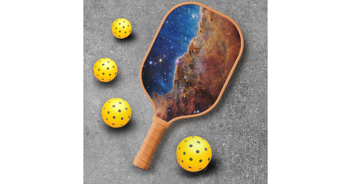 Cosmic Cliffs Carina Nebula James Webb Telescope Pickleball Paddle | Zazzle