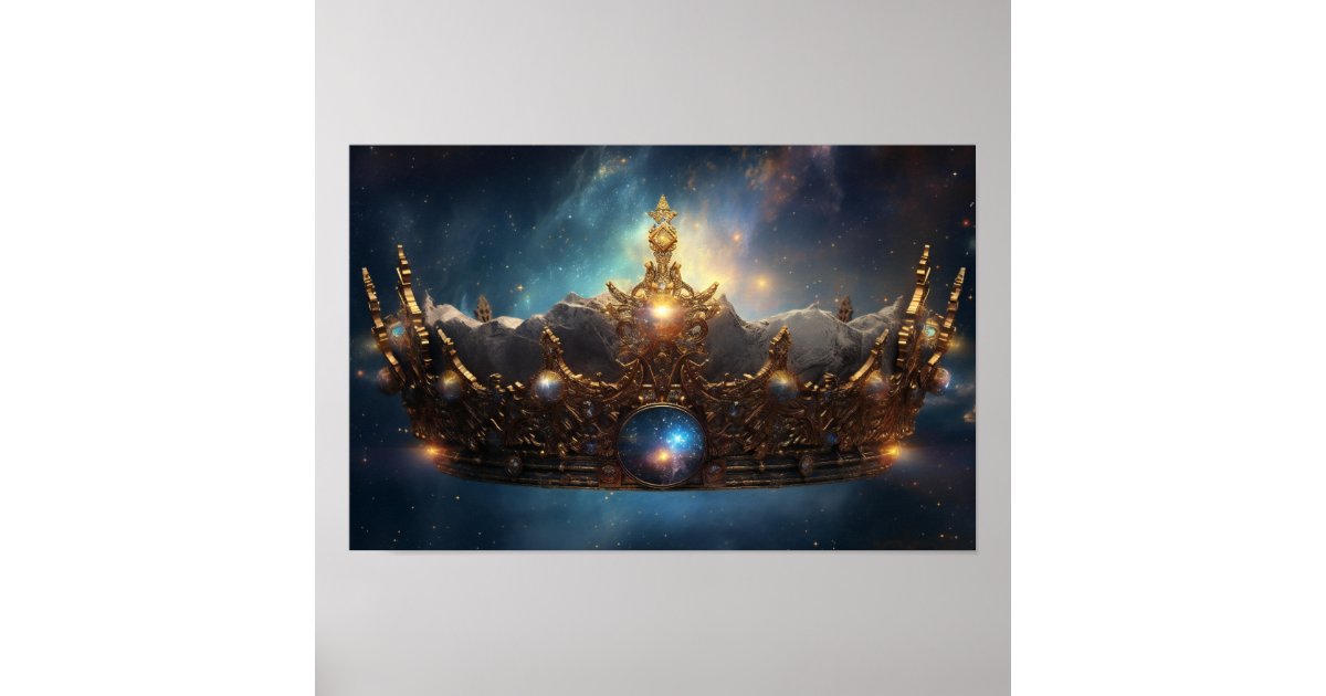 Cosmic Crown Poster | Zazzle