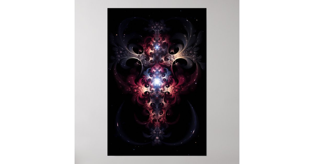 Cosmic Fractals Poster | Zazzle