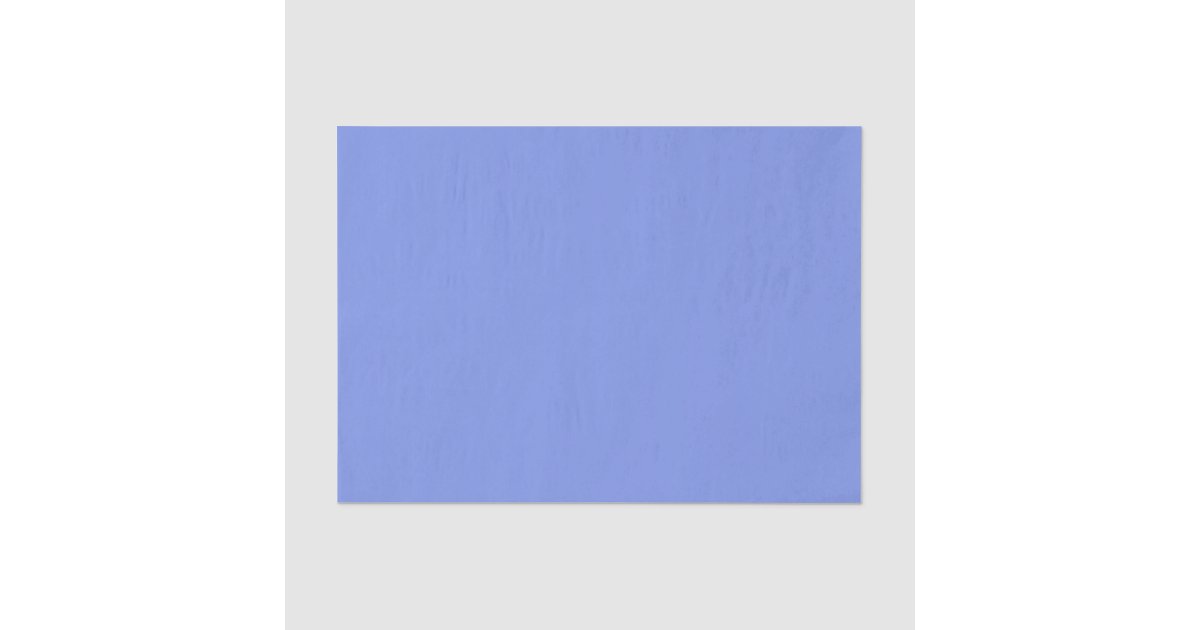 Cosmic Iris solid color pastel blue violet Tissue Paper | Zazzle