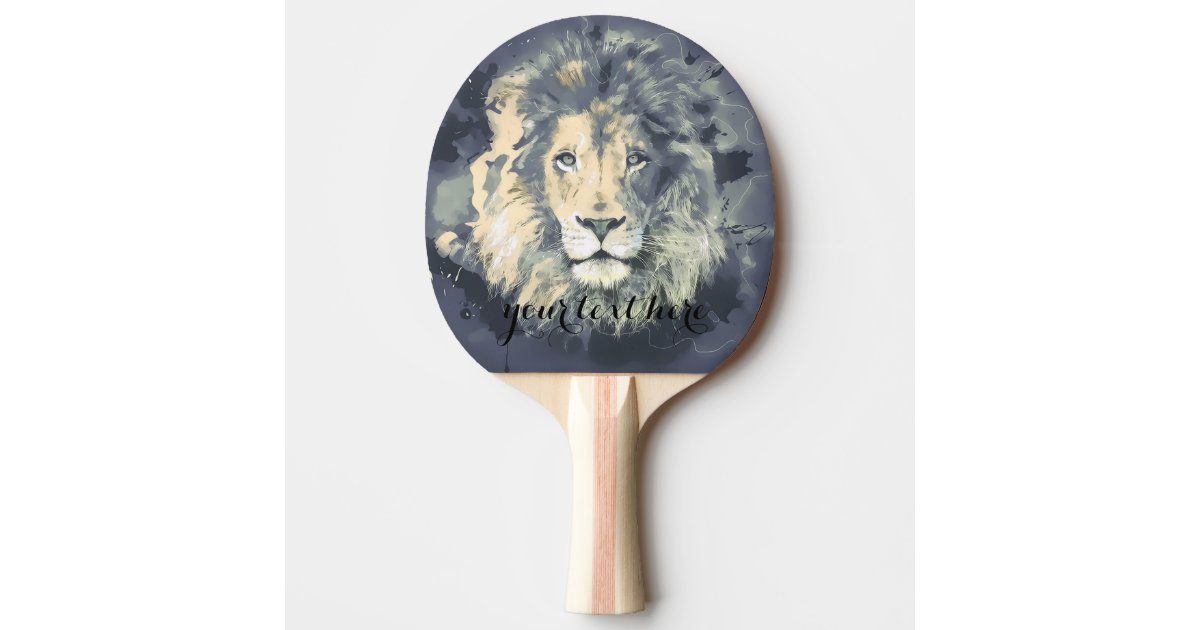 COSMIC LION KING | Custom Ping Pong Paddle | Zazzle