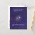 Cosmic Love Two Stars Together in the Universe Postcard | Zazzle