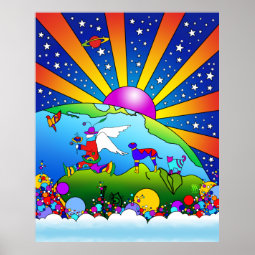Cosmic Pet World Poster XLG | Zazzle