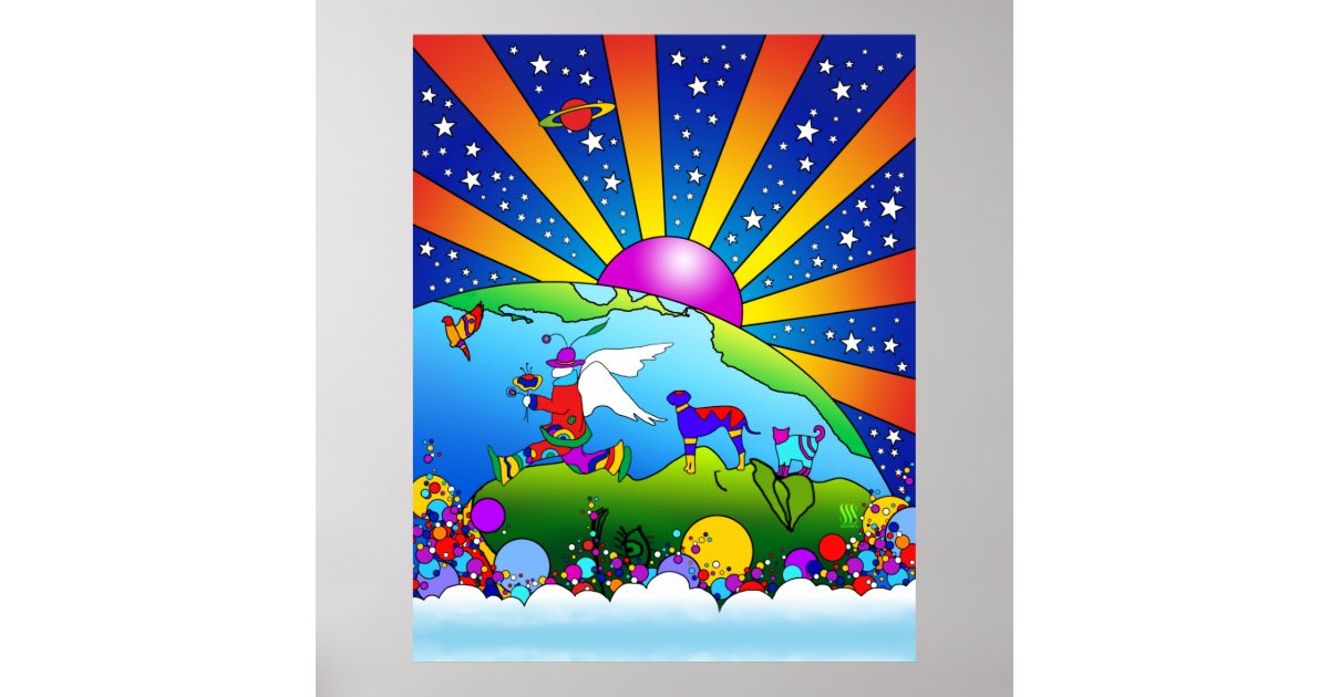 Cosmic Pet World Poster XLG | Zazzle