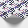 Cosmic Satanic Cross Wrapping Paper | Zazzle