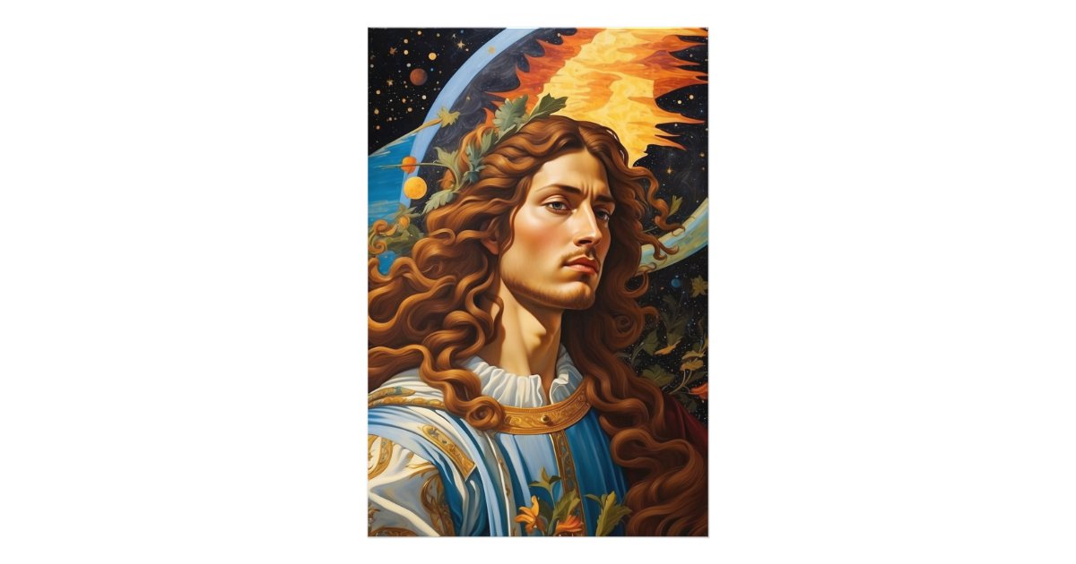 Cosmic Soldier of God Universe Earth AP50 Photo Print | Zazzle